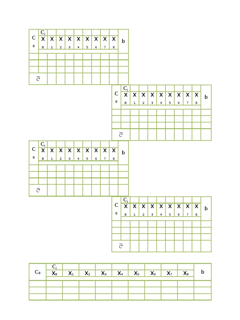 Simplex Template | PDF