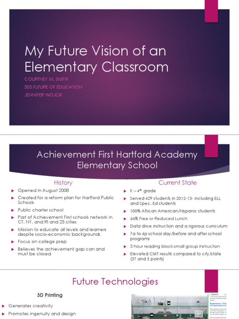 Future Vision for Elementary Education | PDF | Educational Technology ...