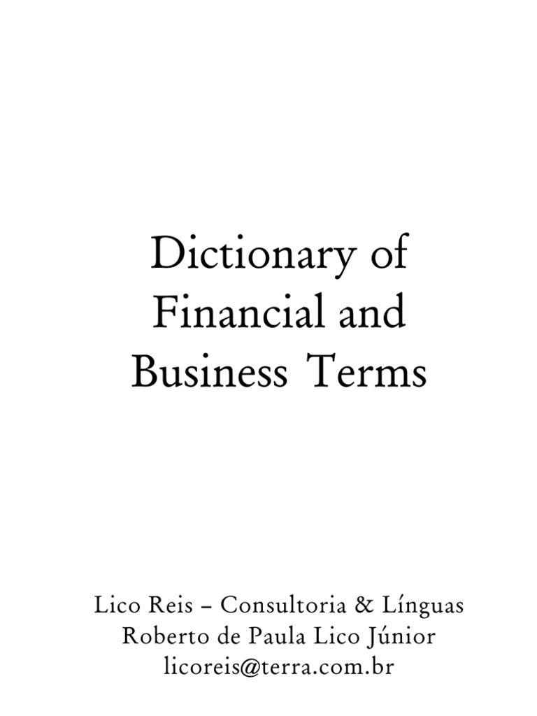 Finance Dictionary | PDF | Bonds (Finance) | American Depositary Receipt