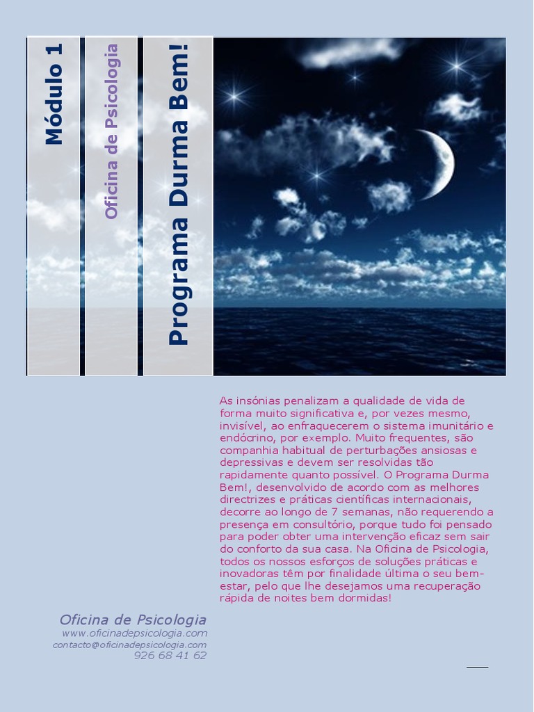 Programa Durma Bem | PDF | Dormir | Tempo