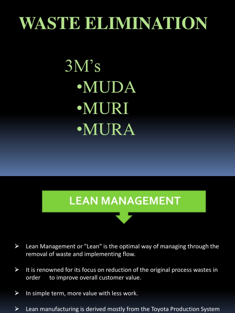 Toyota-3M | Lean Manufacturing | Accountability