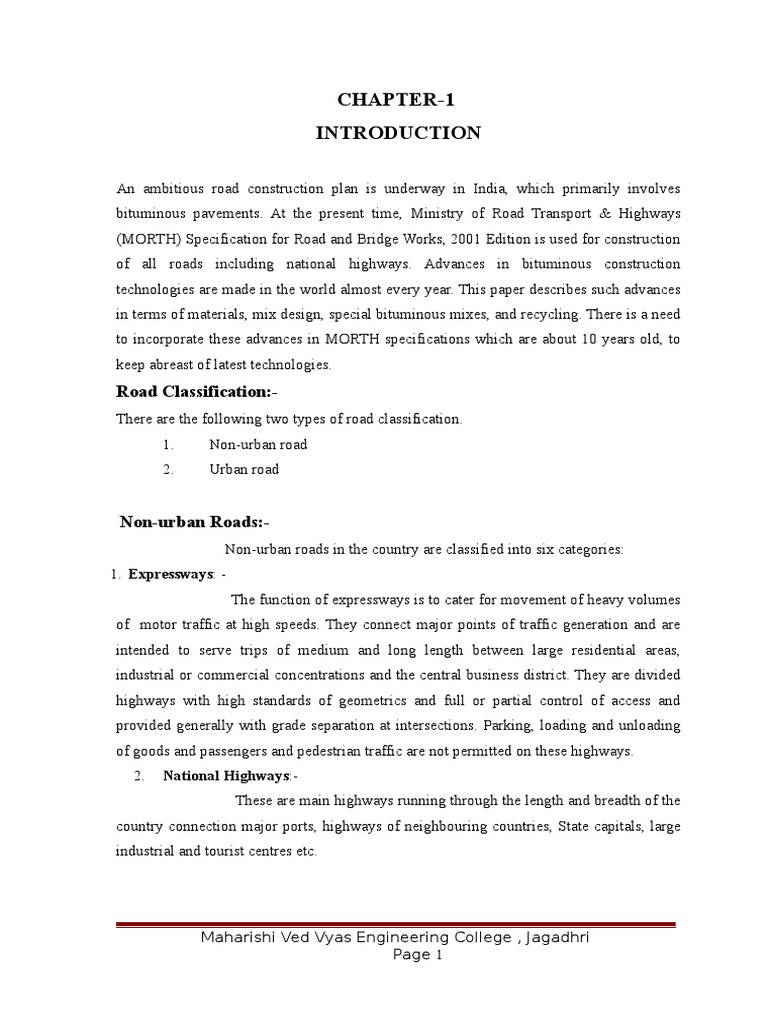 Final Report On Road Construction | Download Free PDF | Asphalt | Road ...