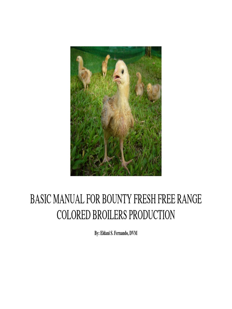 Bounty Fresh Colored Broiler Guide | PDF | Broiler | Meat