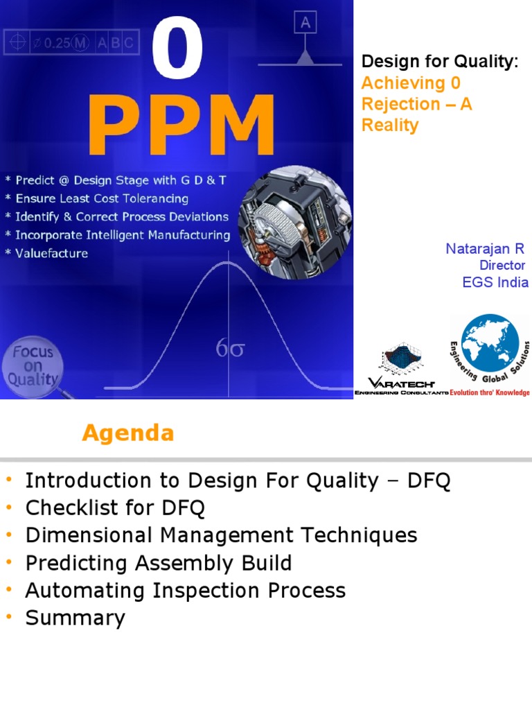 Design For Quality - Achieving 0 PPM With SigmundWorks From EGS India ...