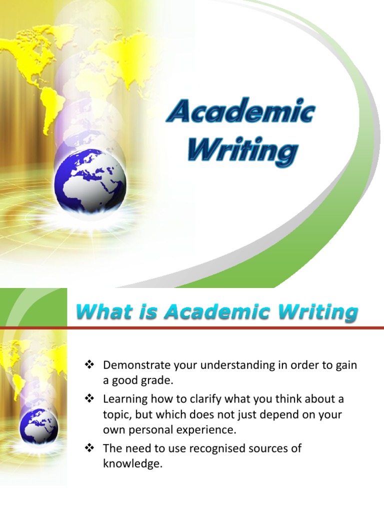 Academic Writing | Download Free PDF | Verb | Ellipsis