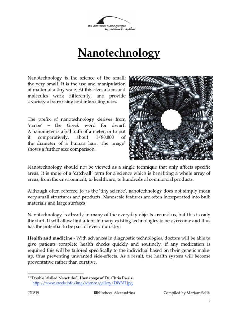 Understanding Nanotechnology Basics | PDF