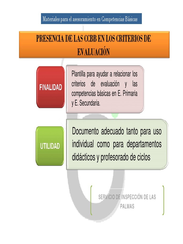 CB en Los Criterios de Evaluacion | PDF