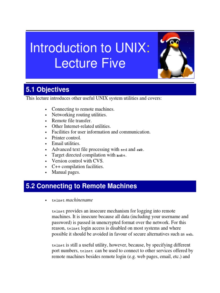 Utilities Command | PDF | Secure Shell | File Transfer Protocol