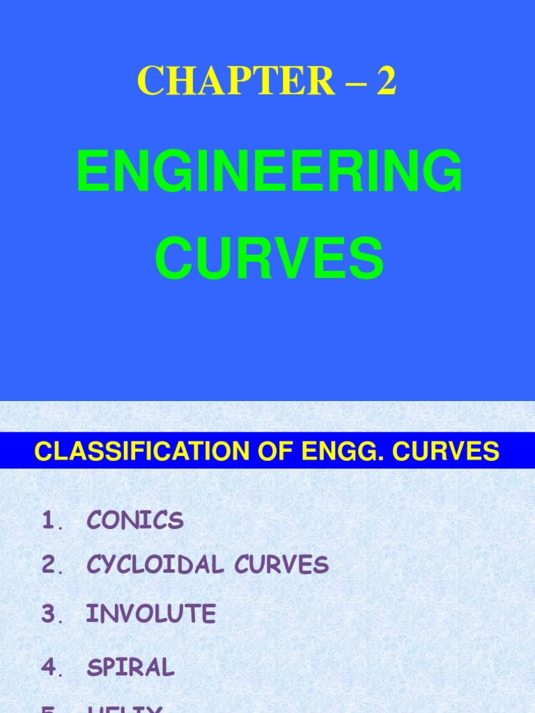 Chapter - 2: Engineering Curves | PDF | Ellipse | Euclid