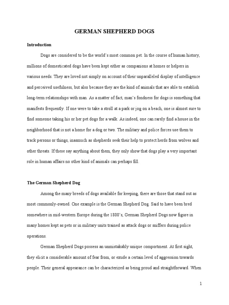 German Shepherds | PDF | German Shepherd | Dogs