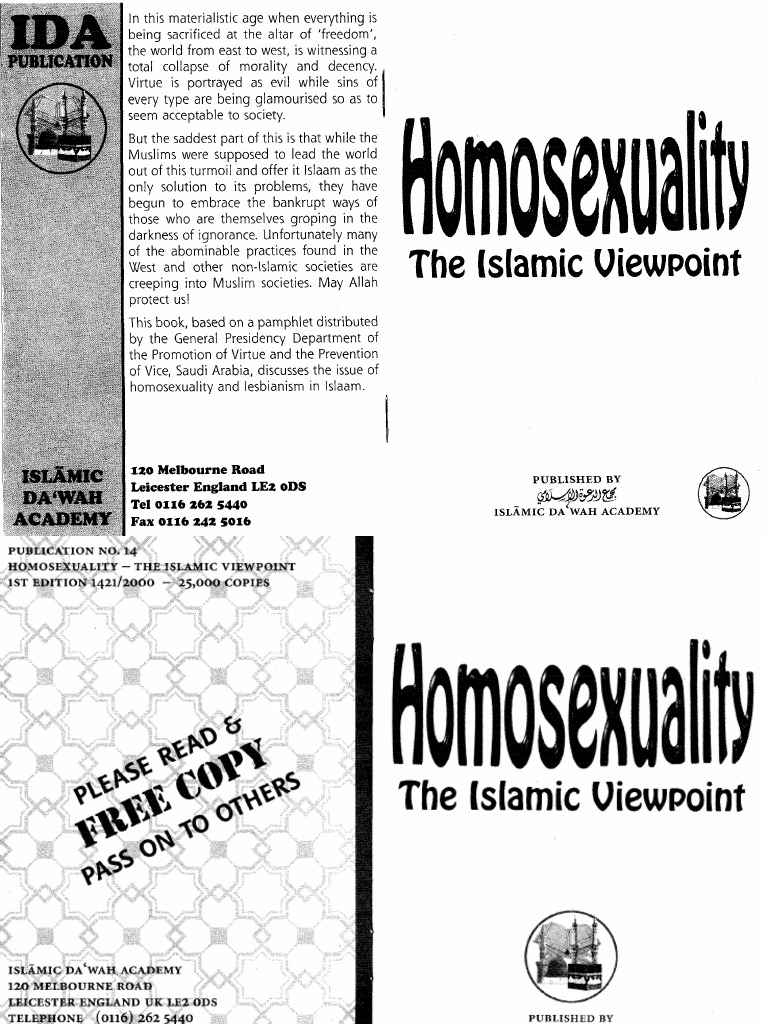 Homosexuality in Islam New | PDF | Muhammad | Religious Belief And Doctrine