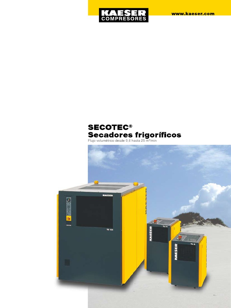 Secadores Refrigerativos SECOTEC PDF | PDF | Refrigerador | Química