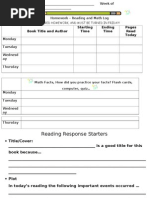 Nonfiction Reading Response | PDF | Games & Activities