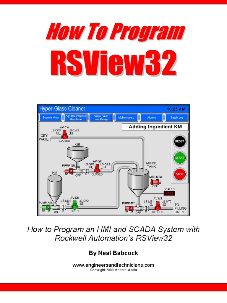 How To Program RSView32 | PDF | Programmable Logic Controller | Automation