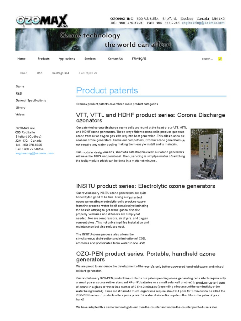 OZO - PEN-Battery Operated Ozone Generator | PDF | Ozone | Battery ...