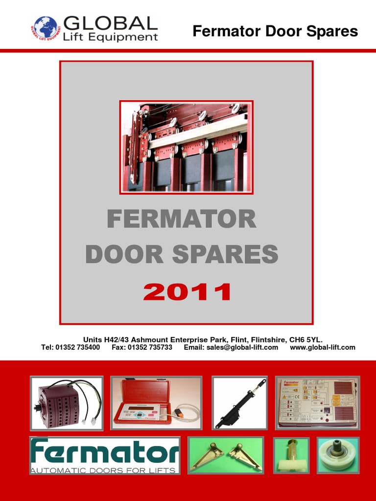 Fermator Door Spares Catalogue: A guide to replacement parts for ...