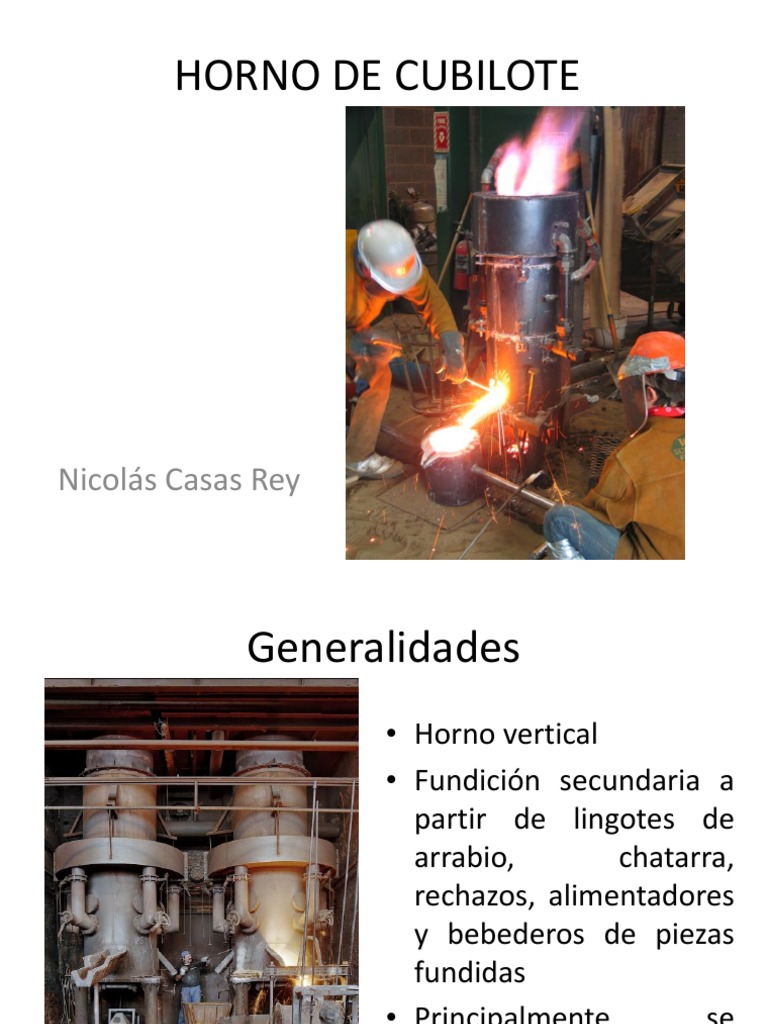 Horno de Cubilote | PDF | El hombre hace Materiales | Metalurgia
