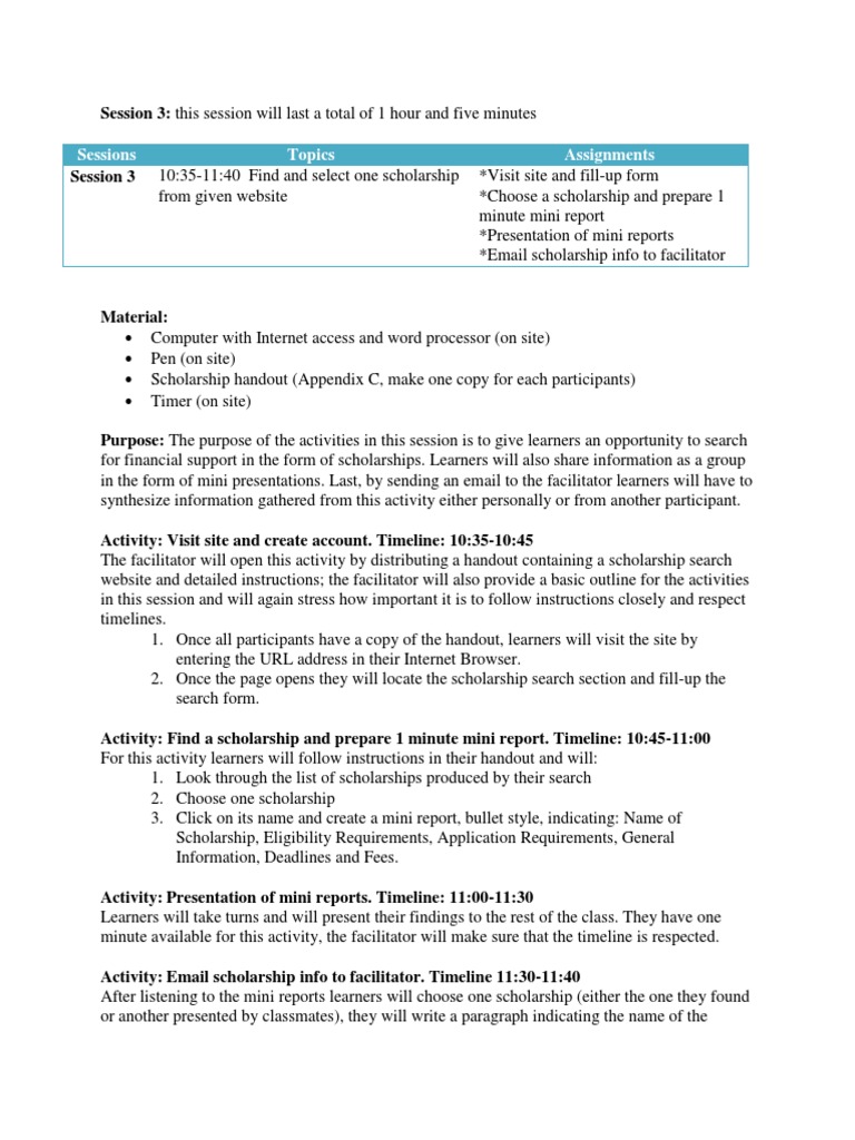 Sessions 3 and 4 | PDF | Websites | Internet