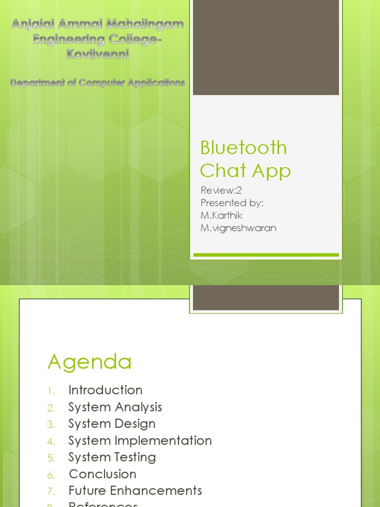 Bluetooth Chat App for Android | PDF
