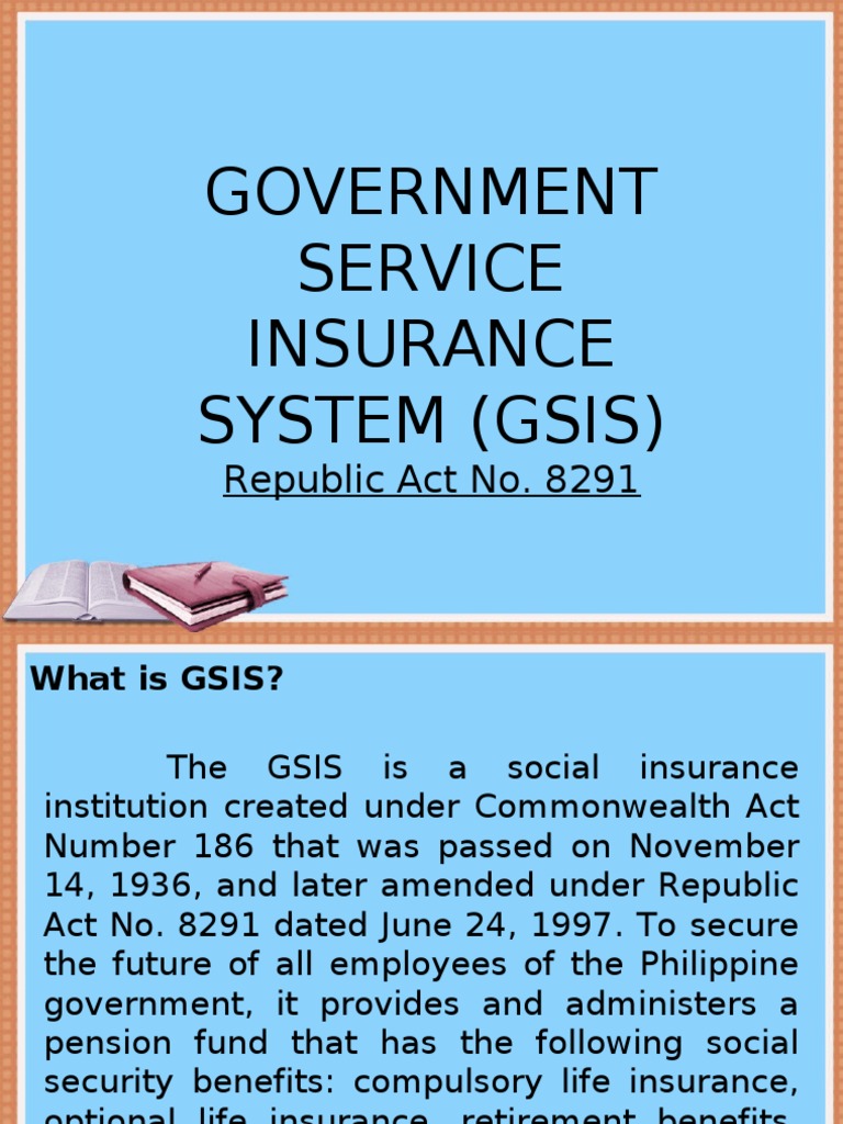 GSIS | PDF | Insurance | Pension