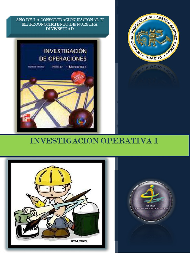 Manual de Investigación Operativa I: Introducción a los conceptos y ...