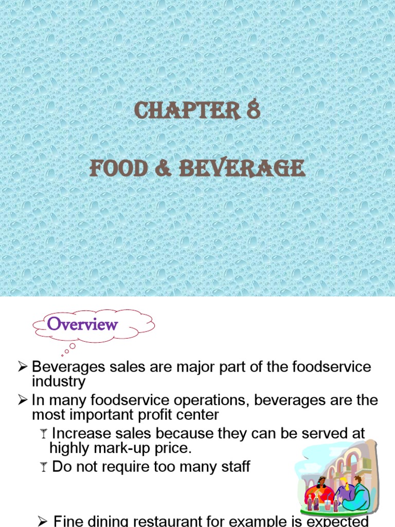 Chapter 8 Beverage Management | PDF | Drink | Alcoholic Drinks