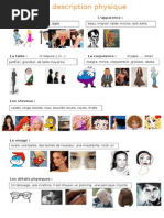 Exercice sur la description physique A1 | PDF