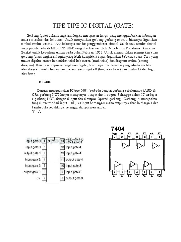 Tipe Tipe Ic Digital | PDF