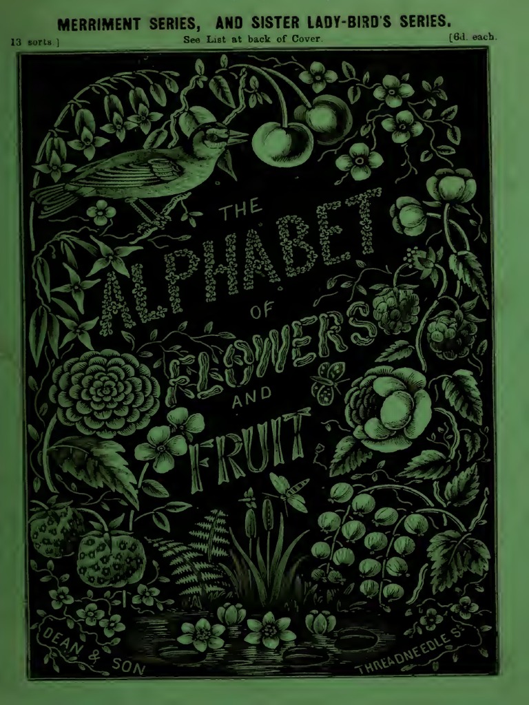 Alphabet of Flowers, Dean & Son's, Coloured Six-Penny Books | PDF ...
