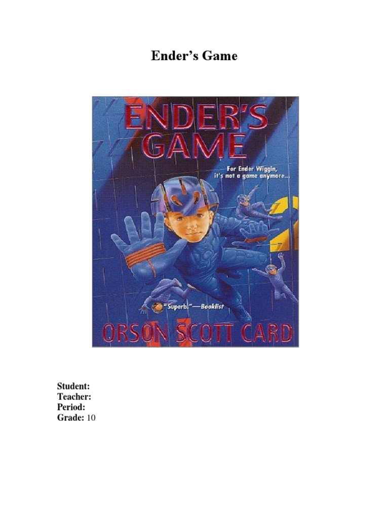 Ender's Game: Plot and Character Analysis | PDF | Works