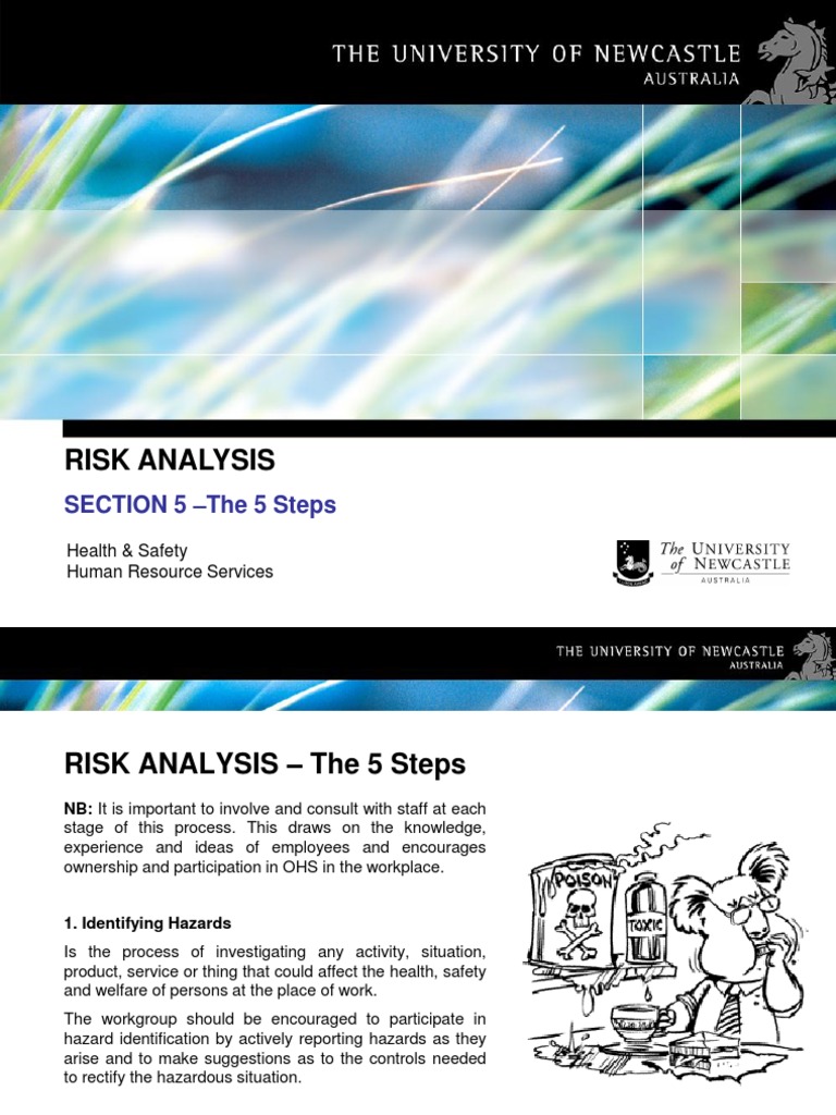Five Steps to Risk Analysis: Identifying Hazards, Assessing Risks ...
