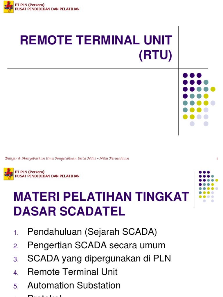 Pengantar Remote Terminal Unit PLN | PDF | Komputer