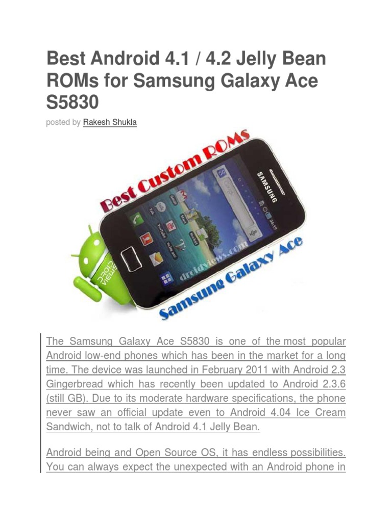 Best Android 4 | PDF | Android (Operating System) | Booting