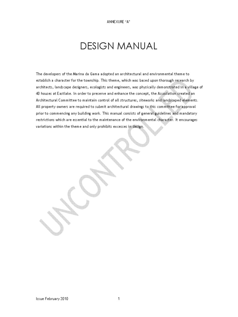 Design Manual | PDF | Roof | Wall