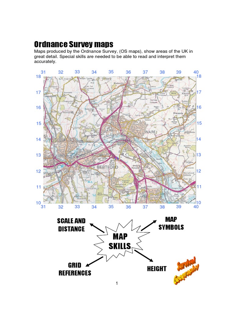 Excellent Map Skills Booklet | PDF | Contour Line | Ordnance Survey