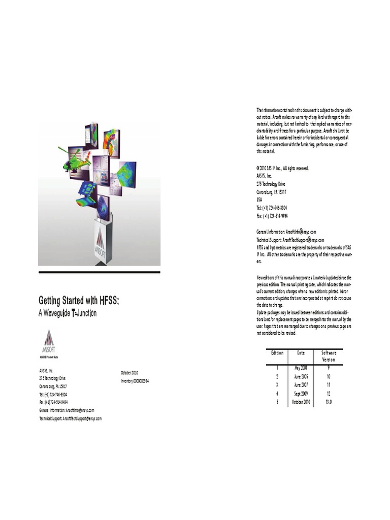T Junction in HFSS | PDF | Computer Simulation | Computer Keyboard
