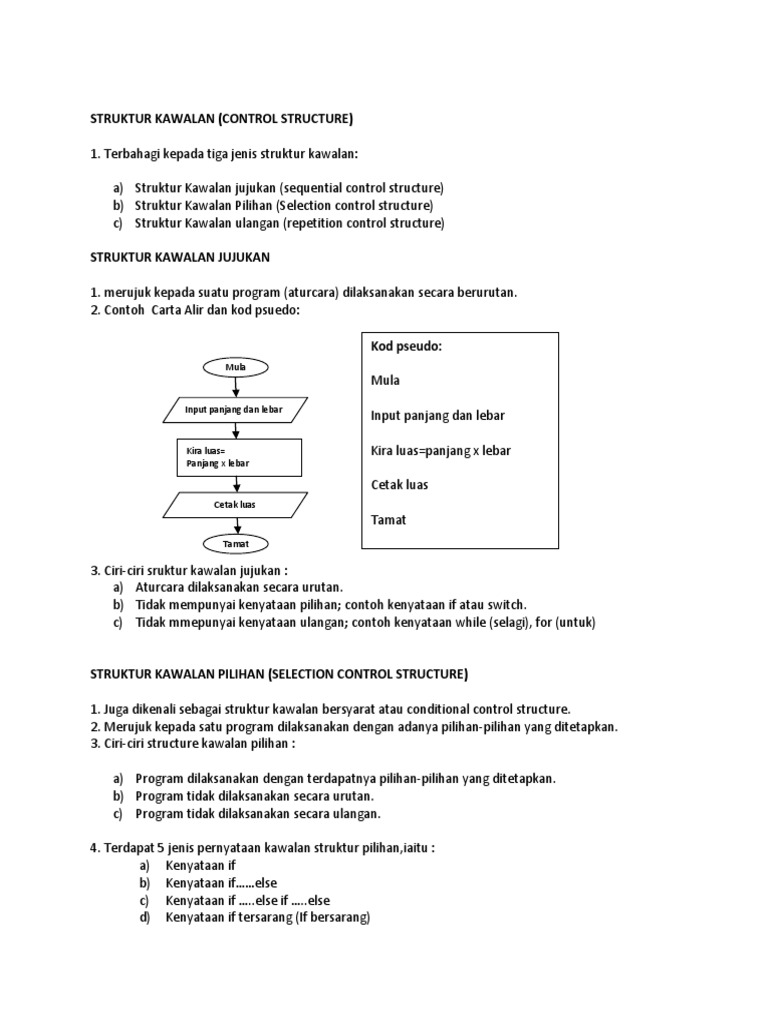 Struktur Kawalan | PDF