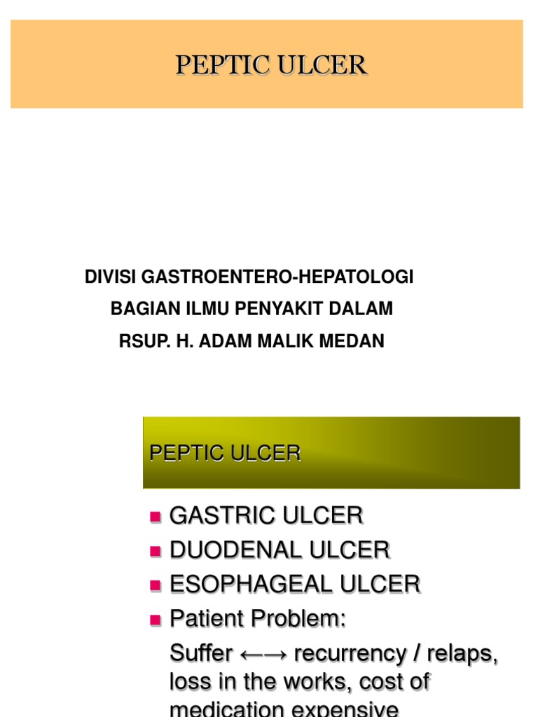 Ulkus Peptikum | PDF | Peptic Ulcer | Indigestion