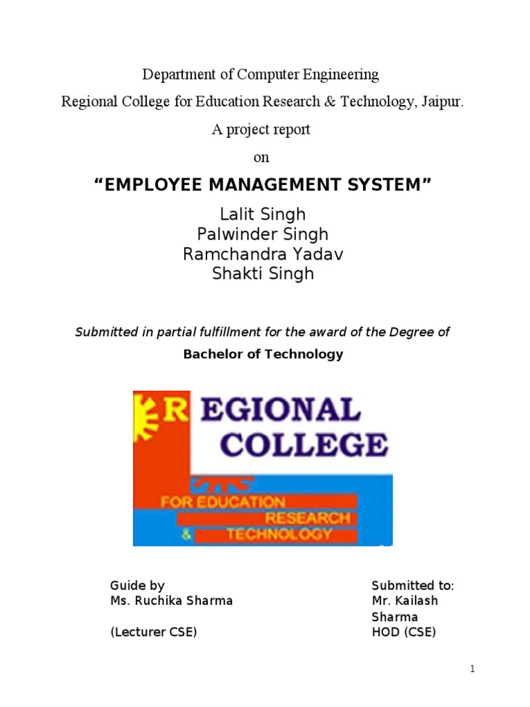 Employee Management System | PDF | My Sql | Control Flow