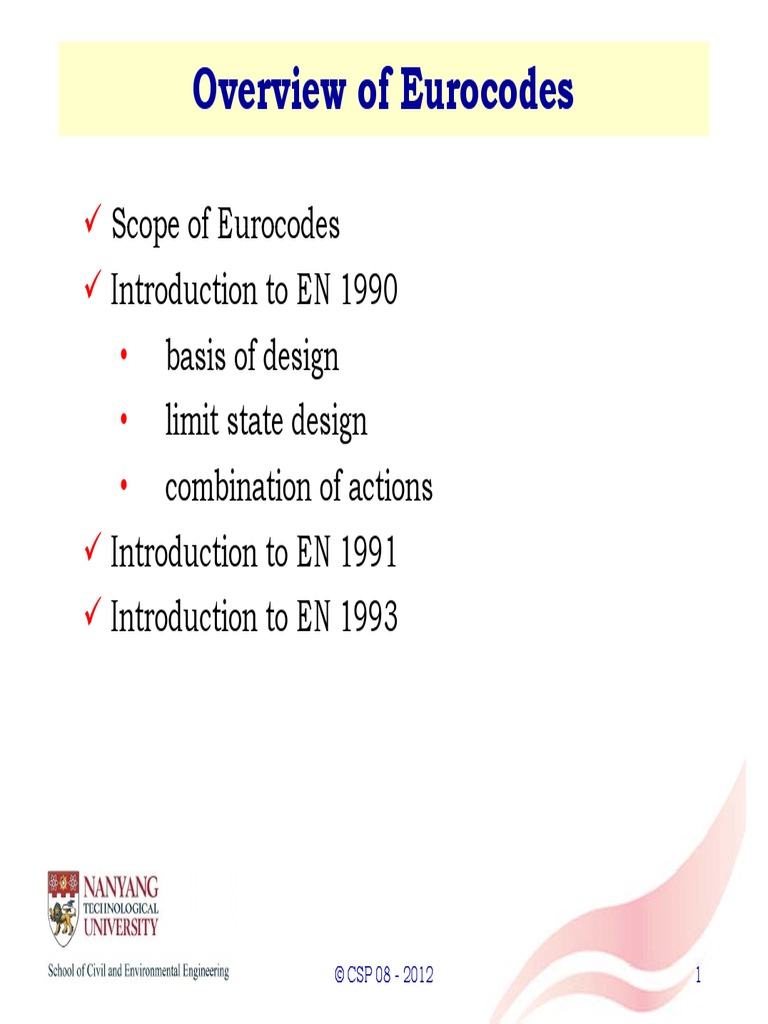 Overview of Eurocodes | Download Free PDF | Materials Science | Engineering