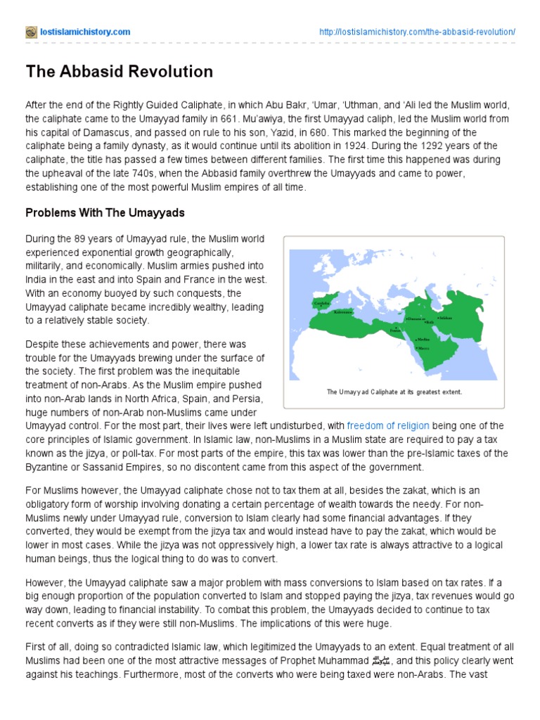 The Abbasid Revolution | PDF | Caliphate | Ali