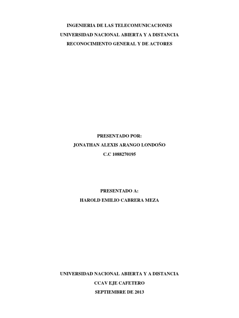 Act2 Reconocimiento Jonathan Arango | PDF | Red de computadoras ...