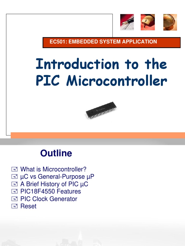 Introduction | Download Free PDF | Pic Microcontroller | Microcontroller
