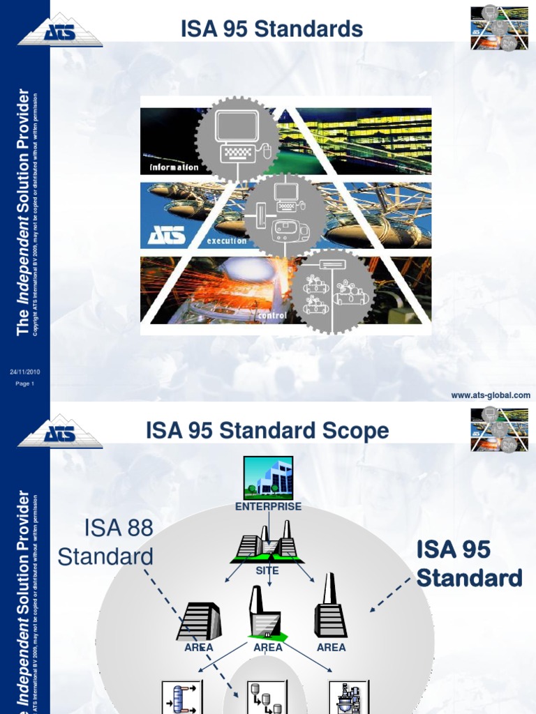 ATS MES ISA95 Introduction Presentation | PDF | Xml Schema ...