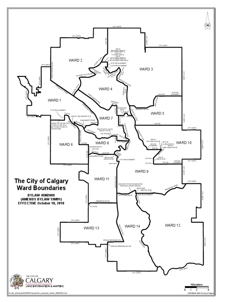 City of Calgary Ward Boundaries | PDF