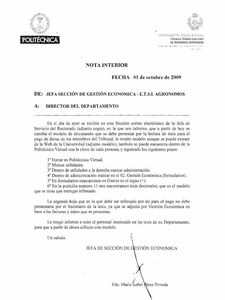 Nota Interna | PDF | Business