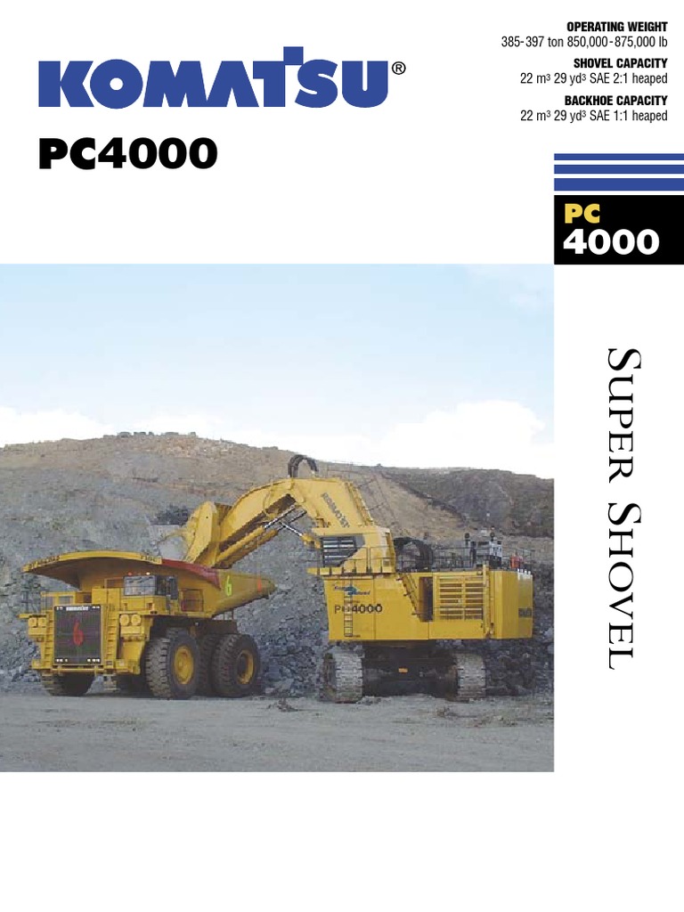 PC4000 6 | PDF | Engines | Transmission (Mechanics)