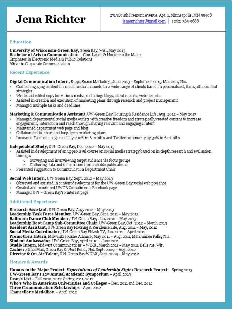 Jena Richter - 10/2013 | PDF | Social Media | Popular Culture & Media ...