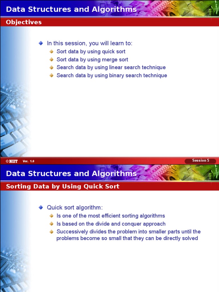 Quick Sort Algorithm Explained | PDF | Array Data Structure ...
