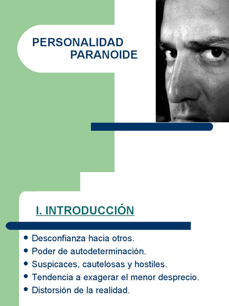 Personalidad Paranoide | PDF
